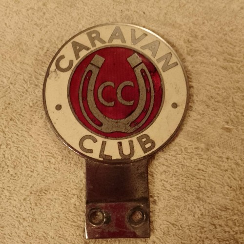 VINTAGE CLASSIC CARAVAN CLUB CAR BADGE.Badge bar fixing. | eBay UK