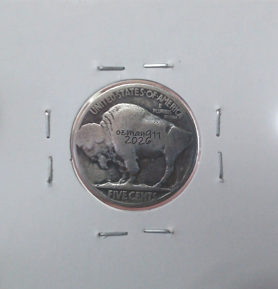HOBO Freemason Symbols Eye Square Compass Made From A REAL Buffalo ...
