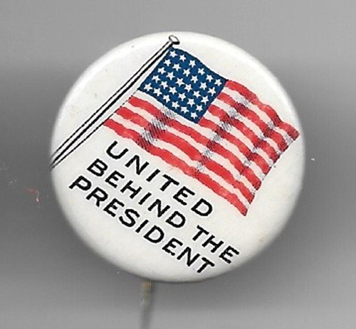 Wilson United Behind the President World War I Era Patriotic Political ...