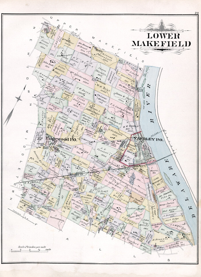 Bucks County Historical Map Combination Atlas Map Of Bucks County,