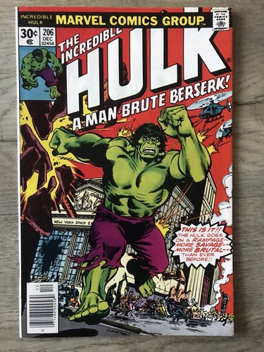 The Incredible Hulk #206 MARVEL COMICS (VF/NM) | eBay