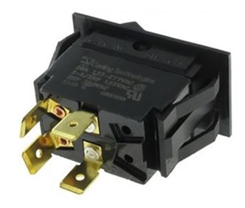 Carling Technologies Double Pole Single Throw (DPST), Latching Rocker ...