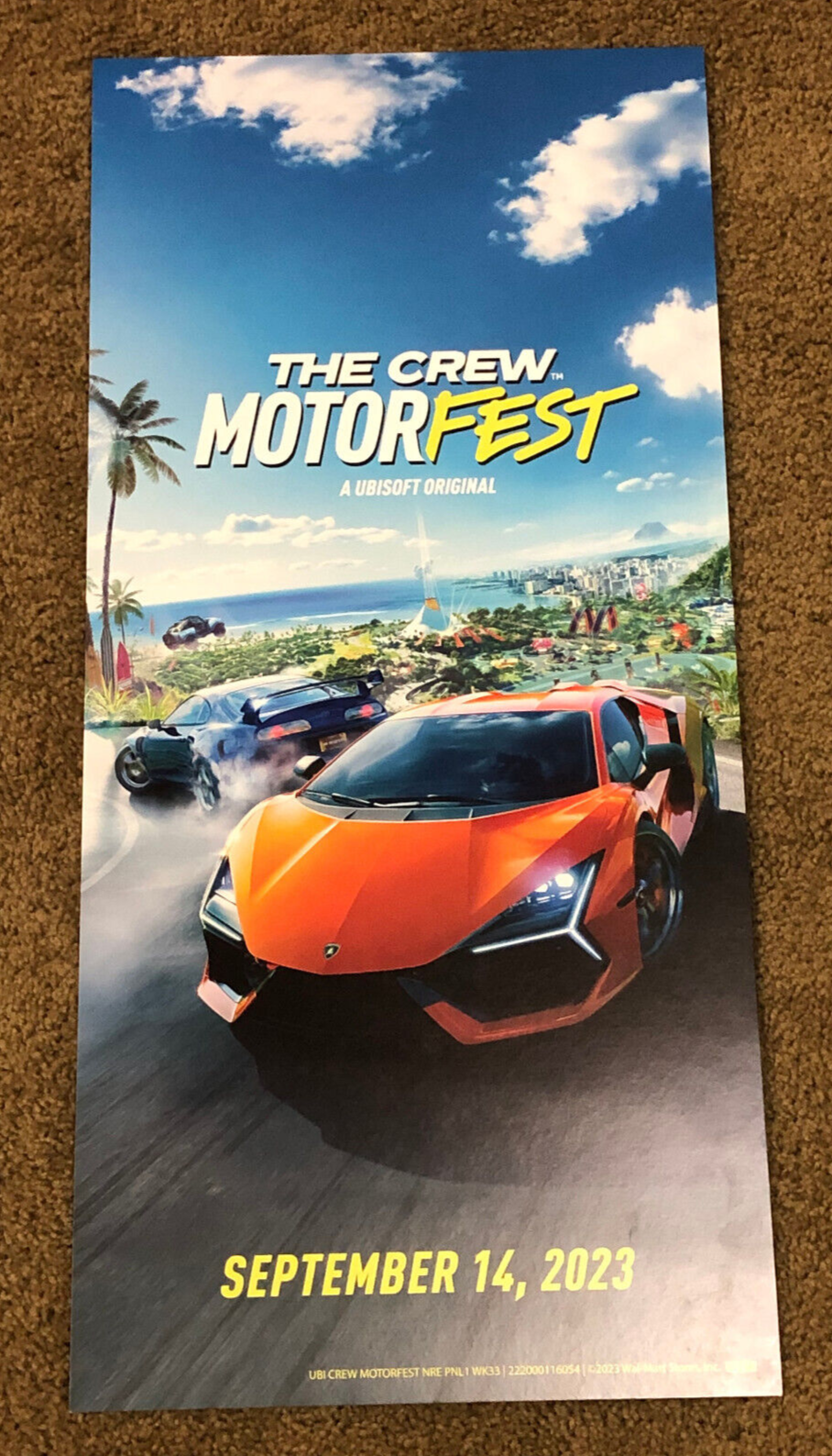 The Crew Motorfest Nintendo Poster Video Game Store Signage Display ...