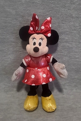 Minnie Mouse from Ty Sparkle Red Plush 8" Beanie Baby Doll Toy | eBay