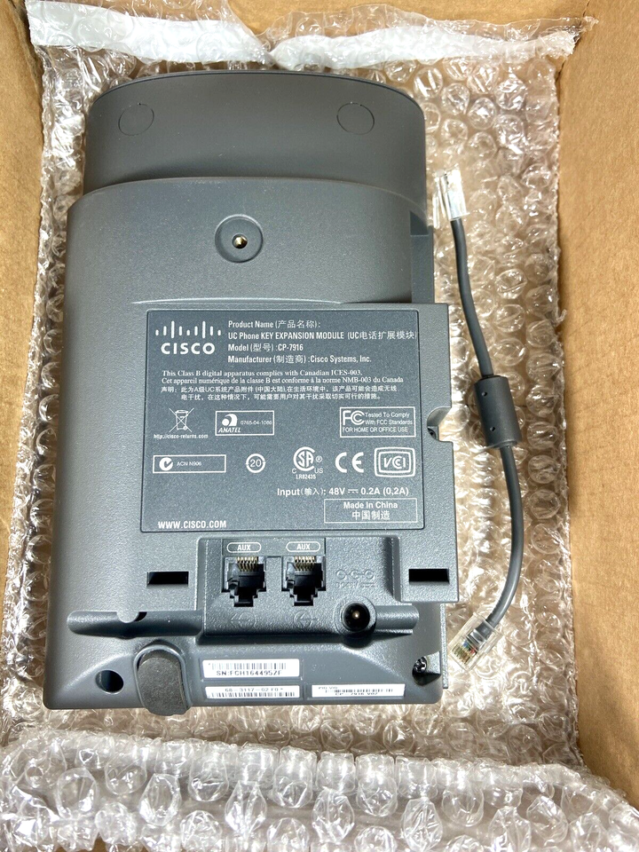 Cisco CP-7916 Unified IP Phone Expansion Module 7916 Color Display | eBay