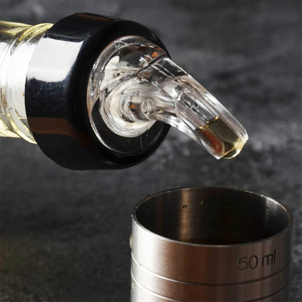 2pcs 20ml Bar Beverage Measuring Pourer Wine Bottle Self Pouring Spout ...