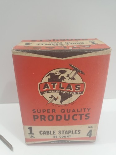 Vintage Atlas Staples No. 4 w/ Staples | eBay