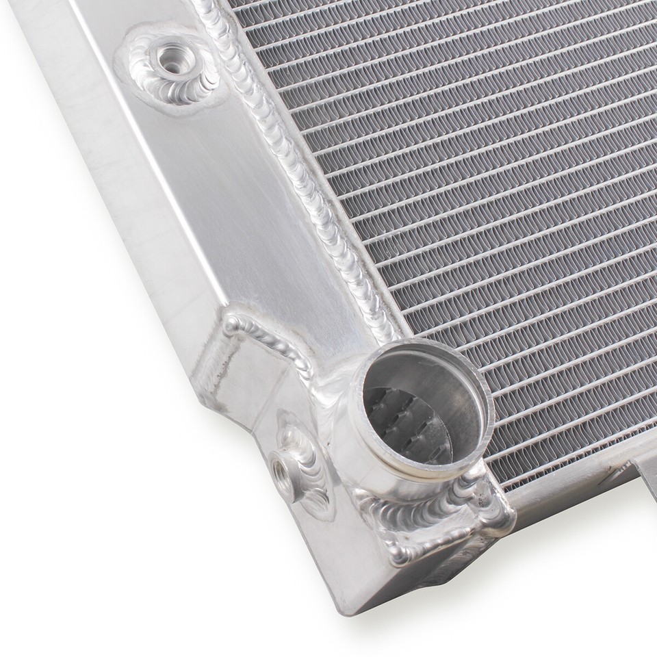 For 1972-1986 Jeep CJ5 CJ6 CJ7 V8 Chevy 3 Row Aluminum Radiator w/ Fan ...