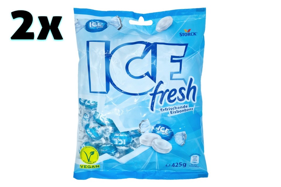 2x bags Storck Ice Fresh drops from Germany 🍬 850g | 1.87lbs total | eBay