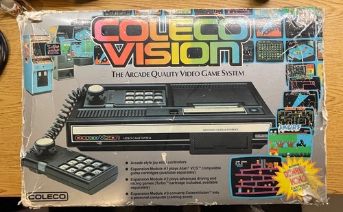 Coleco ColecoVision (Model 2400) Video Game System Box And Styrofoam ...