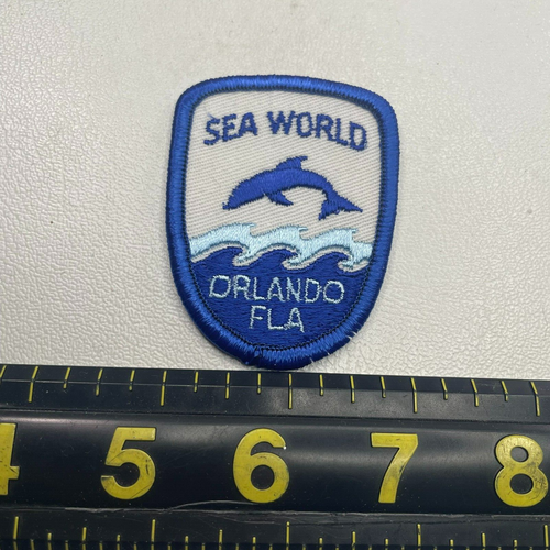 VINTAGE SEA WORLD MARINE THEME / AMUSEMENT PARK ORLANDO FLORIDA Patch ...