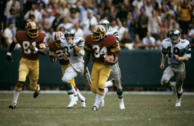 Washington Redskins Running Back Tony Green Carries The Football NFL ...