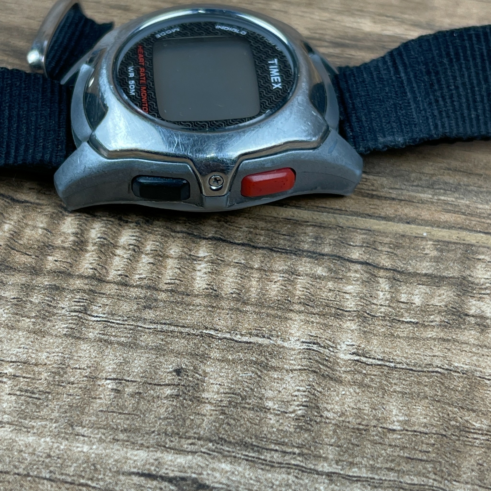 Timex M298 Unisex Black Straps Resistant WR 50m Heart Rate Monitor ...