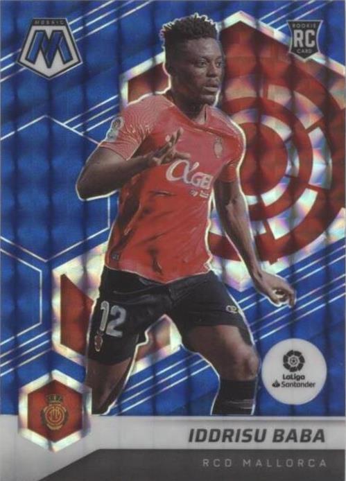 2021-22 Panini Mosaic La Liga - Iddrisu Baba #66 Mosaic Blue Prizm /99 ...