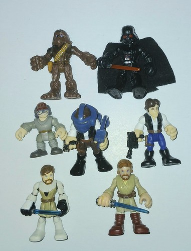 Hasbro Toy Playskool STAR WARS LOT Galactic Heroes ANAKIN DARTH VADER ...