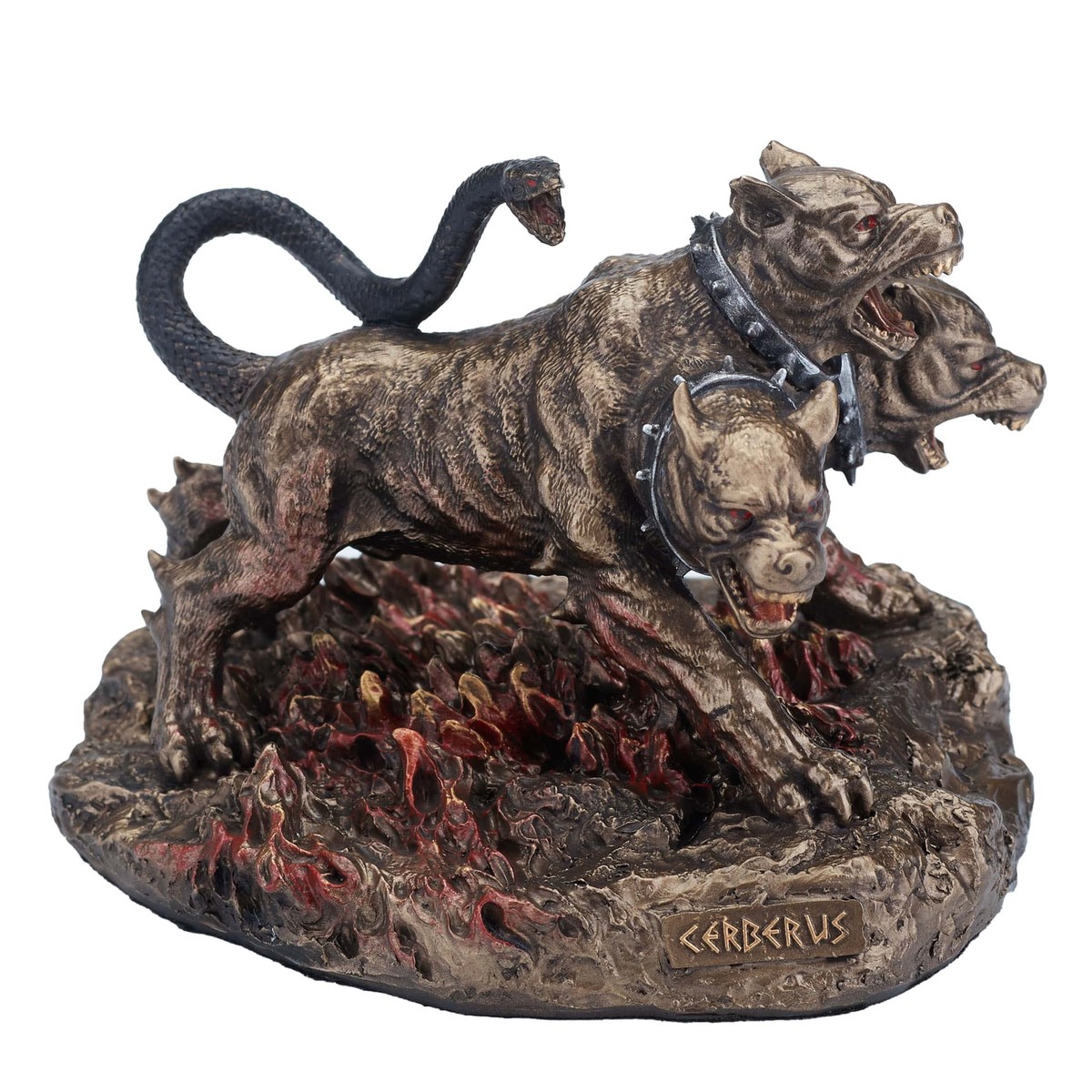 Hades Greek God Of The Underworld Cerberus Dogs Statue