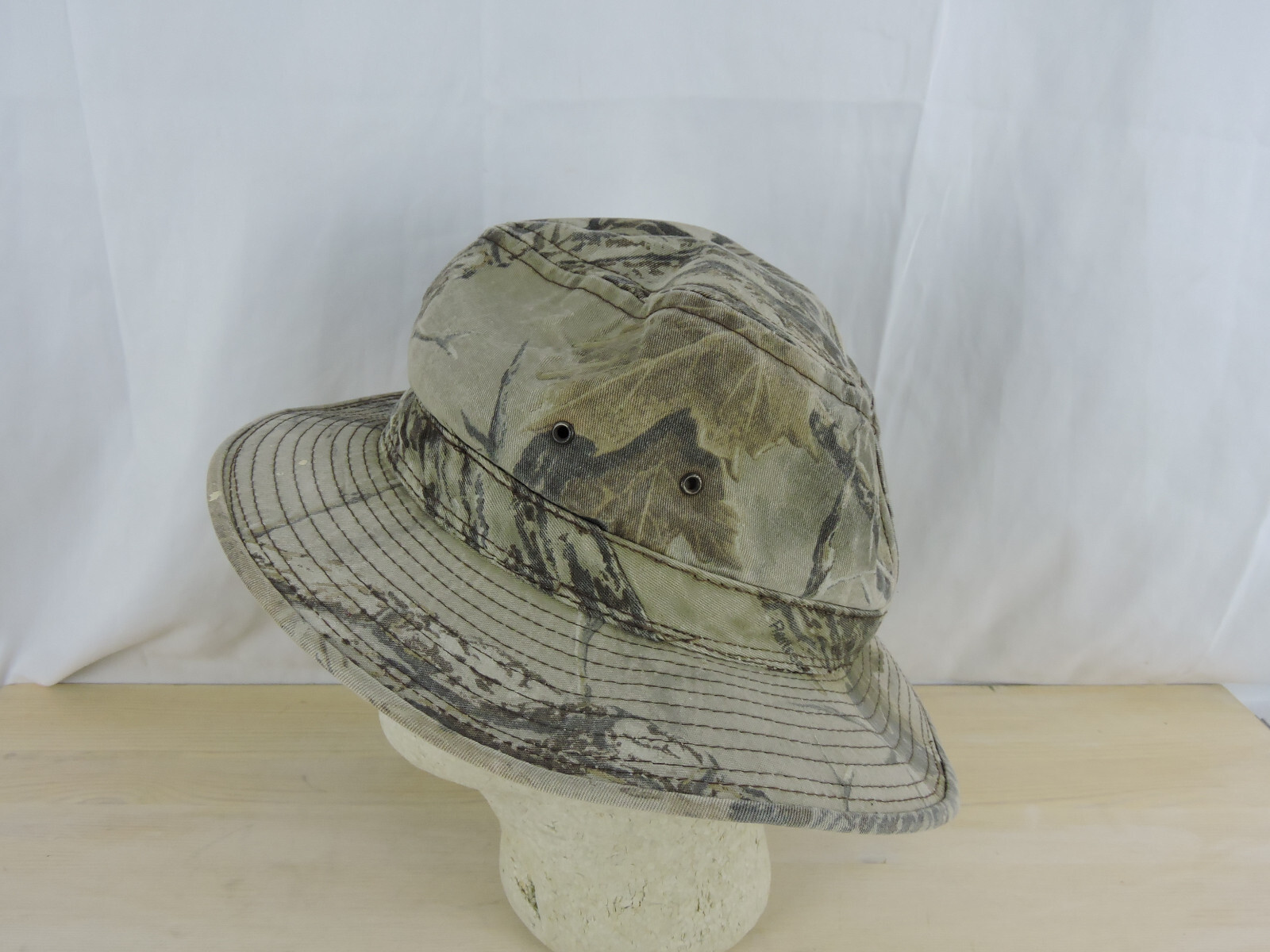 RealTree Camo Boonie Hat Packable Bucket Hunting Fishing Cap Size 6 7/8 ...