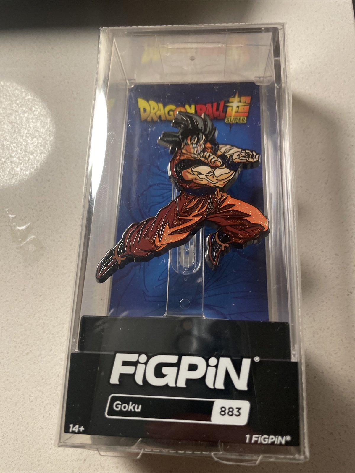 SDCC 2022 FiGPiN EXCLUSIVE GLITTER GOKU #883 LE 1500 PIN - IN HAND | eBay