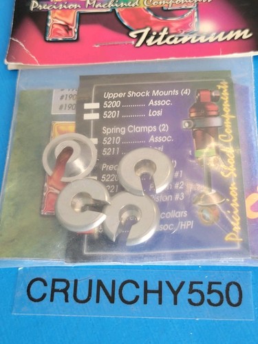 HG Hammad Ghuman Alloy Shock Lower Spring Retainer (4) 5230 Associated ...