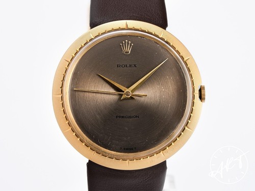 1965 Rolex 18K Oyster Precision Disco Volante "UFO" Manual Wind Watch ...
