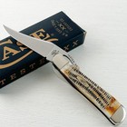 Case xx Russlock 65303 6.5 Bonestag Handle Stainless Steel Pocket Knife ...