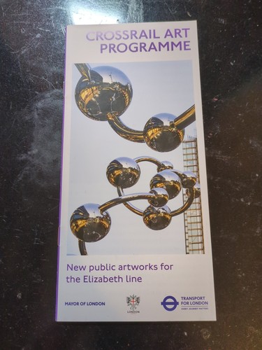 Crossrail Art Programme Leaflet Official TfL Transport For London 2026 ...