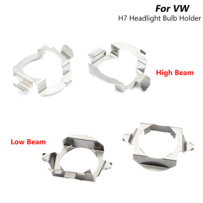 4PCs H7 LED&HID Headlight Bulb Holder Mount Bracket Retainer For VW ...