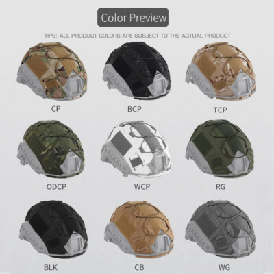 Airsoft Helmet Cover With Elastic Cord for MH PJ BJ OPS-Core Fast ...