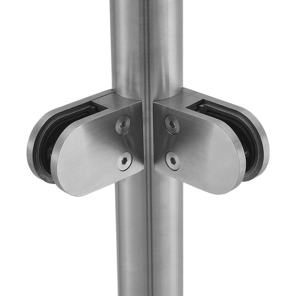 Stainless Steel Handrail Fittings Balustrade Post Railings Fence Clamp ...