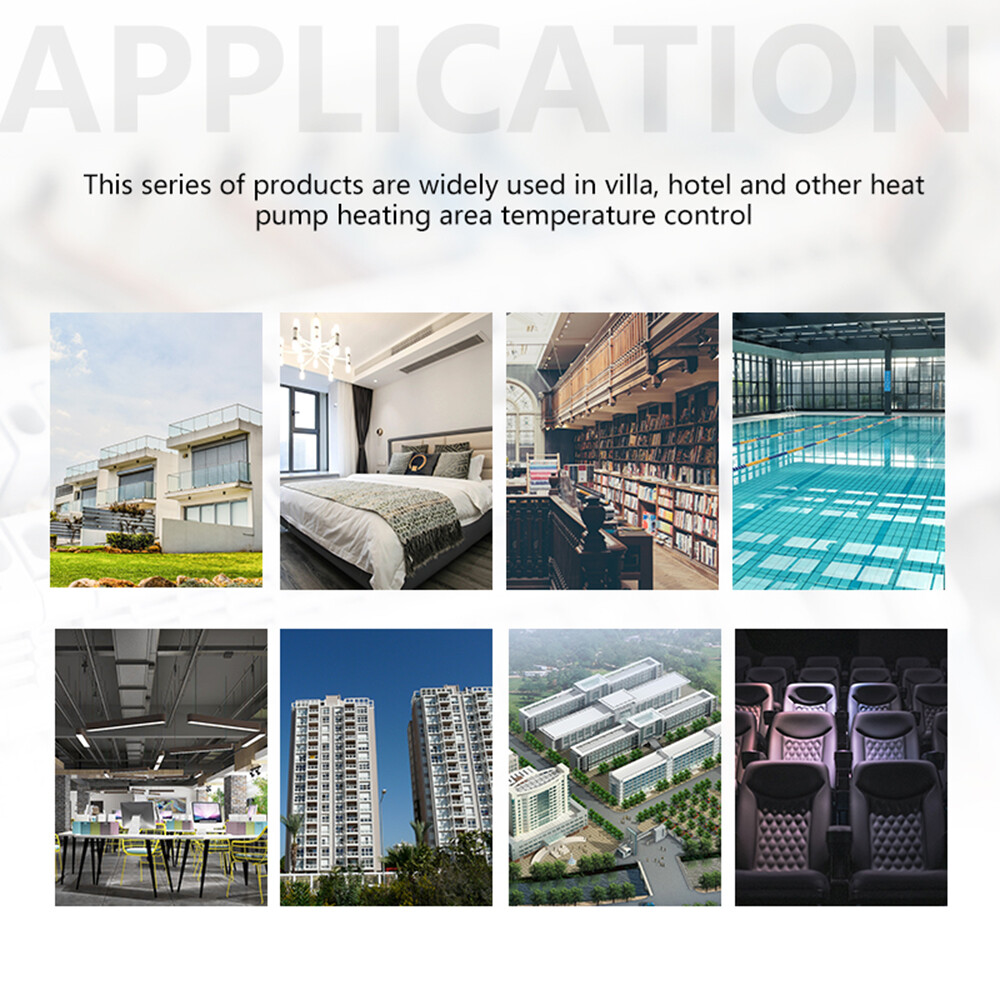 WiFi Smart Programmable Thermostat For Heat Pump APP/Touch/Voice ...