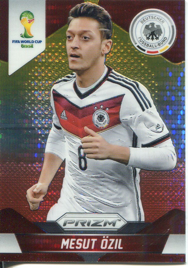 Panini Prizm WC 2014 Parallel Pulsar Prizm Base Card # 88 Mesut Ozil | eBay