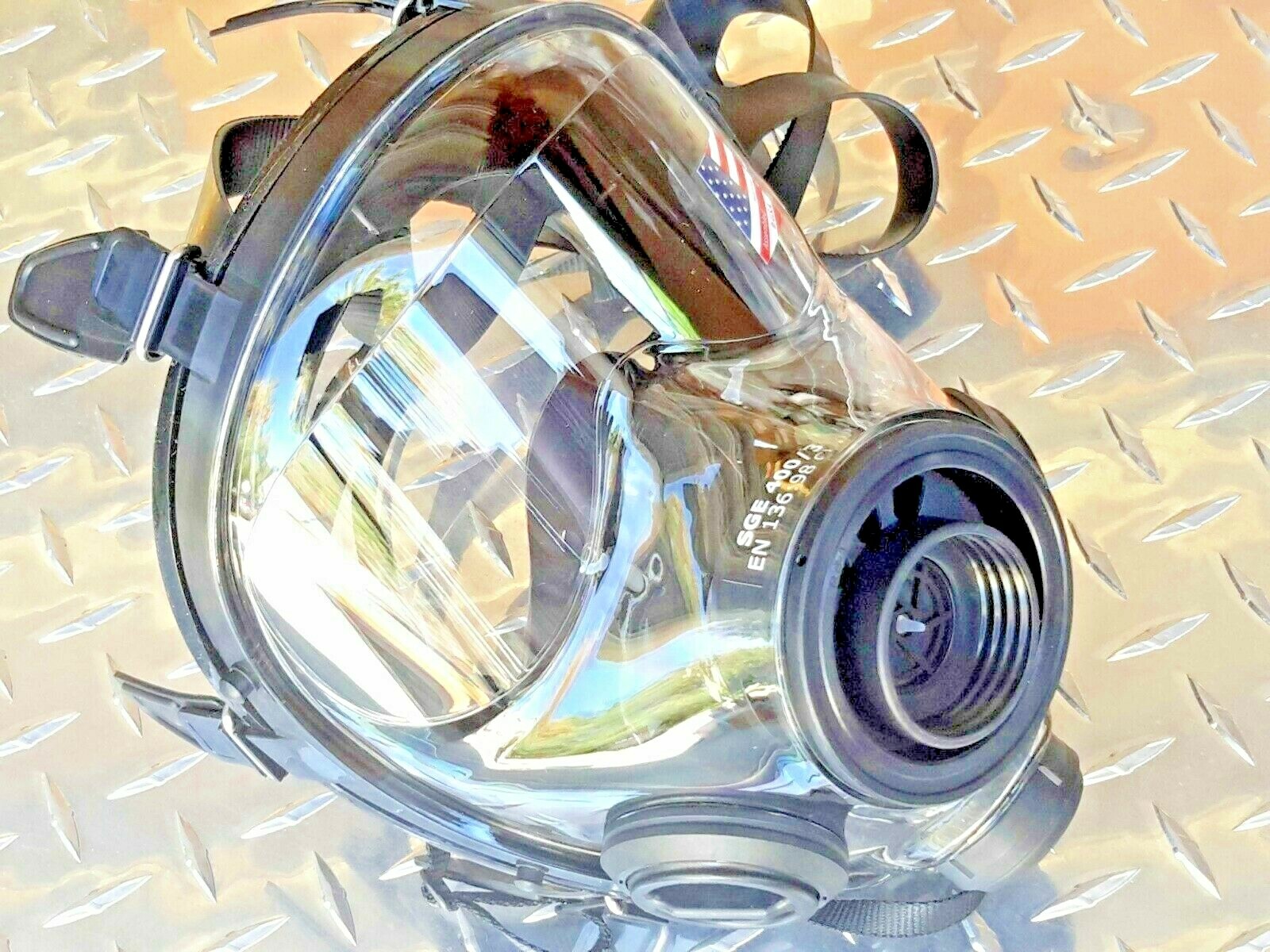 SGE 400/3 Military-Grade 40mm NATO Gas Mask Kit w 1 Mestel P3 40mm ...