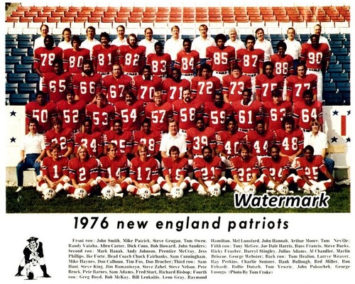 NFL 1976 New England Patriots Color Team Picture 8 X 10 Photo Picture ...