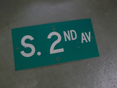 Signs - Av Street Sign