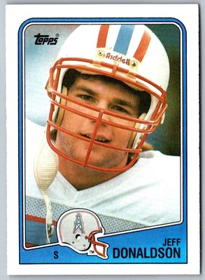 1988 Topps Jeff Donaldson #115 Houston Oilers Football Card | eBay