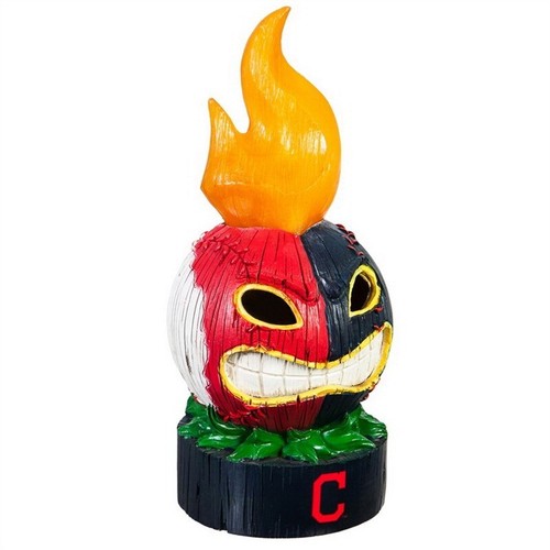 Cleveland Indians Tiki Totem Baseball Ornament LED Light Up Decor 11 ...