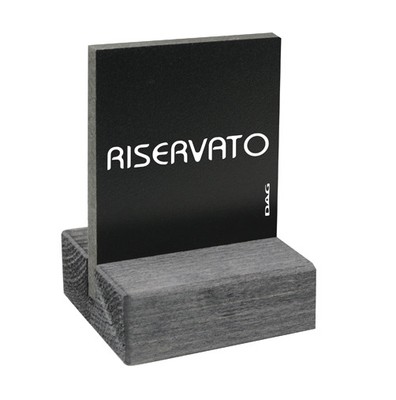 SEGNAPOSTO TAVOLO RISERVATO IN PVC PITTOGRAMMI PROFESSIONALE CM 5,5X7,5 ...