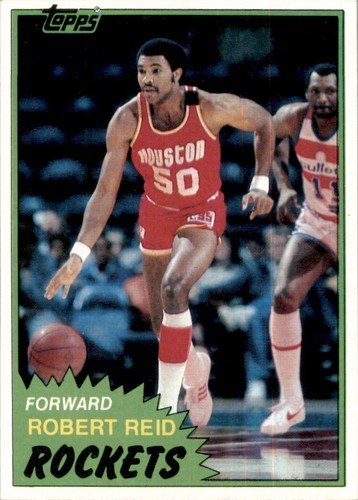 1981-82 Topps Basketball Robert Reid (C) Houston Rockets #MW88 | eBay