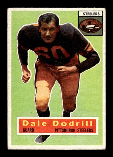 1956 Topps Football #111 Dale Dodrill Pittsburgh Steelers | eBay