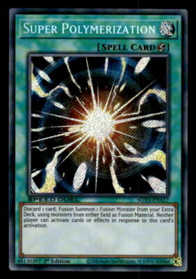 Yu-Gi-Oh #SGX3-ENA17 Super Polymerization Holo 1st Edition Speed Dual | eBay