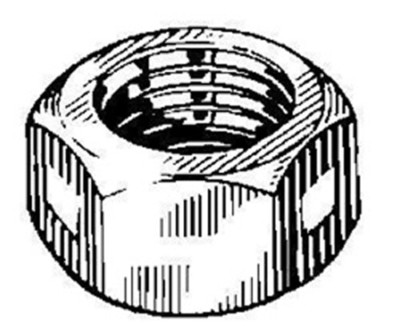 25 1/2"-13 Reversible Lock Nuts - Zinc | eBay