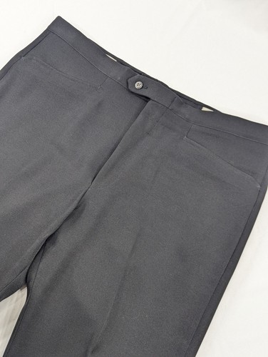 Vintage 1970s Jaymar Sansabelt Disco Pants Mens 38x27 Black Polyester ...