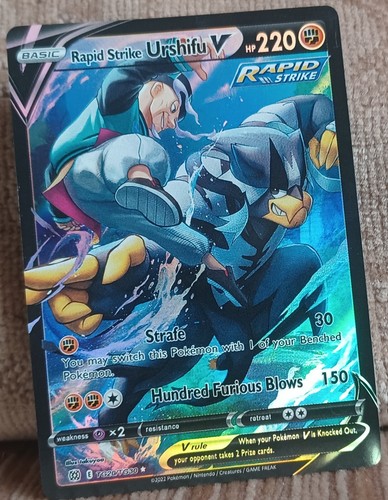 Pokémon TCG Rapid Strike Urshifu V Sword & Shield: Brilliant Stars TG20 ...
