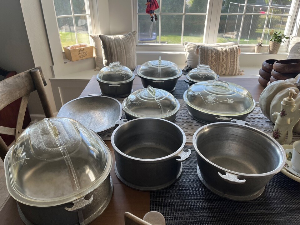 VINTAGE GUARDIAN SERVICE COOKWARE SET OF 9 pans and 6 lids | eBay