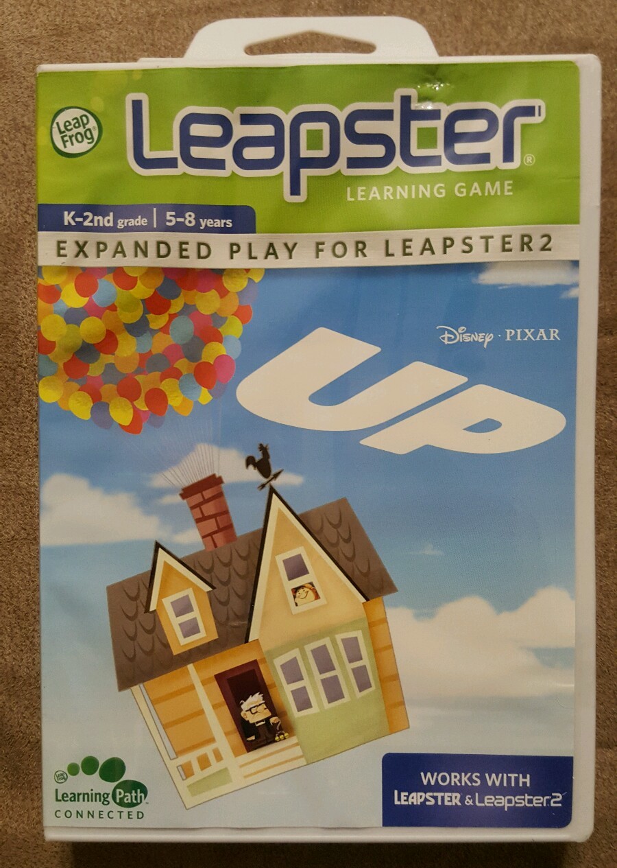 LEAPFROG LEAPSTER Disney Pixar UP GAME (Leapster 1 & 2) DISNEY ...