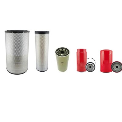 Filter Kit Fits DOOSAN DX300 (N) LC Air Oil Fuel w/doosan DL08 Eng ...