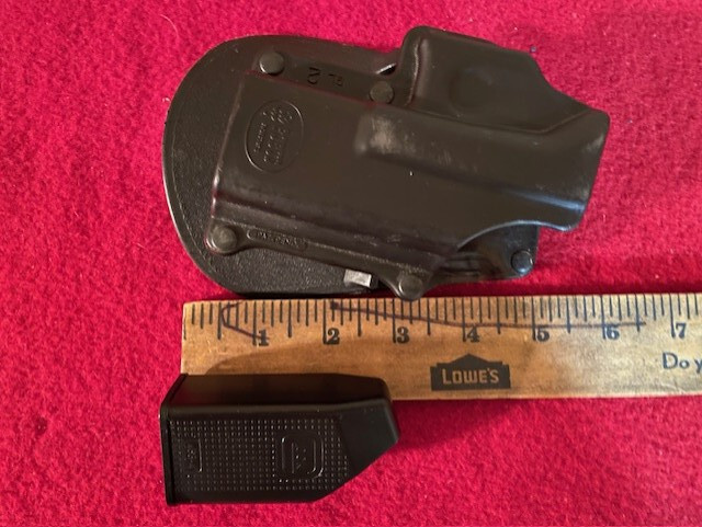 Fobus GL2 Paddle Holster Right Hand Glock 17 & Glock Speedloader | eBay