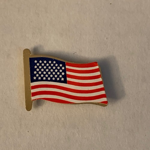 Vintage Patriotic USA Flag Pin Small Metal | eBay