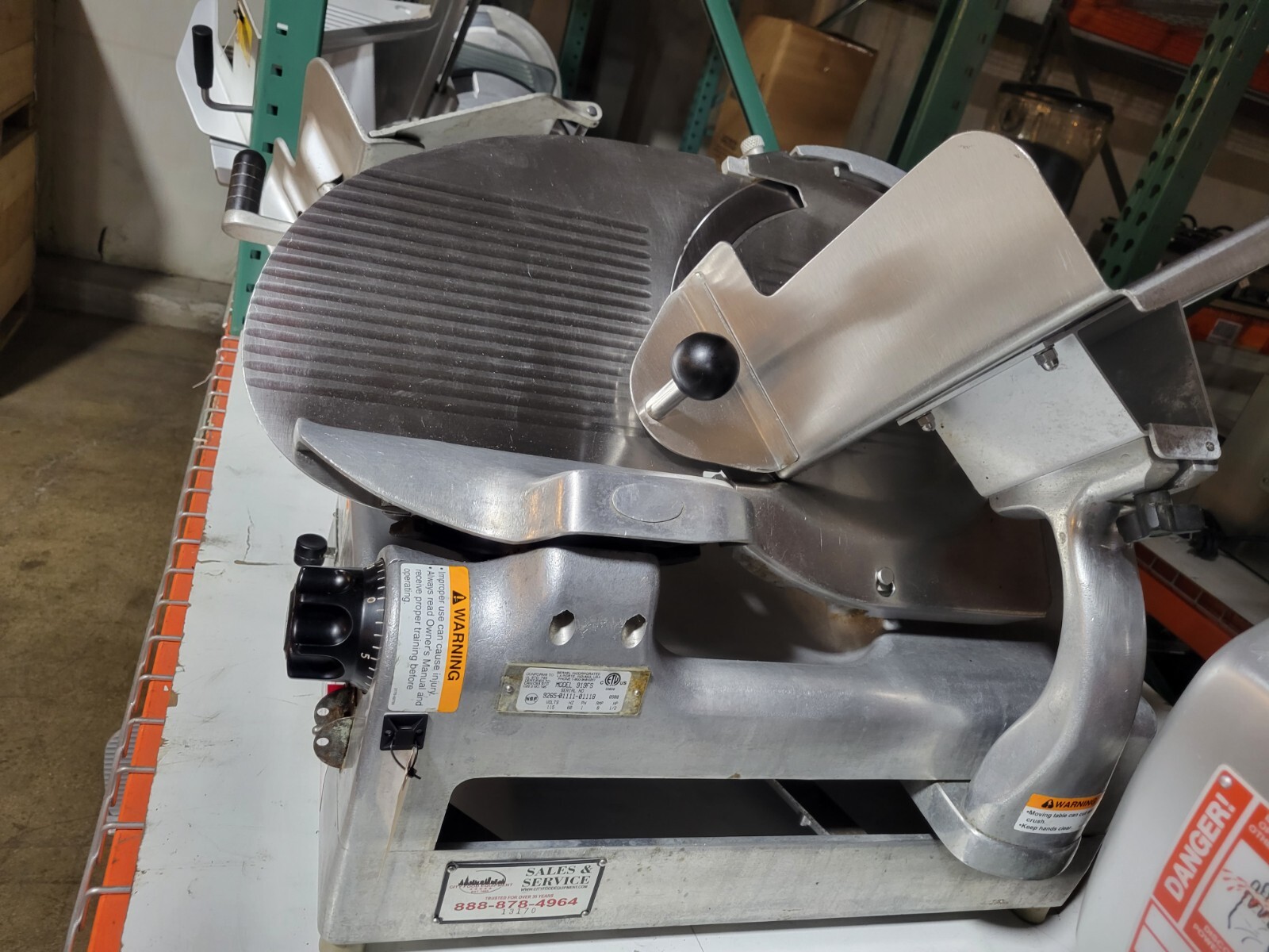 Berkel 919 Semi-Automatic Commercial Meat Slicer, 1/2hp | eBay