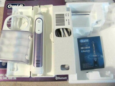 Oral-B Genius 6000 Electric Toothbrush Orchid Purple Open Box Display ...